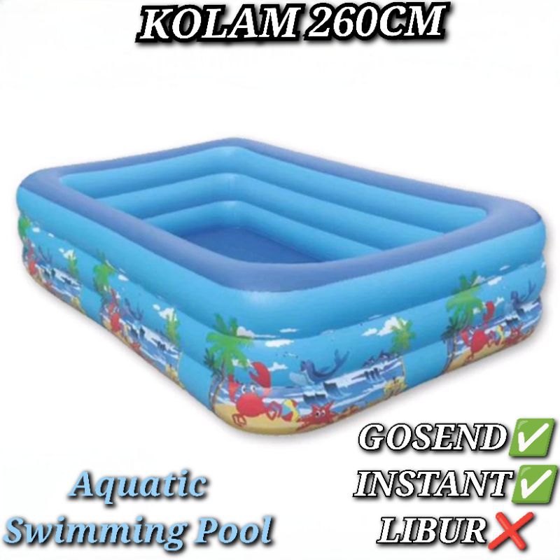 Children's swimming Pool 260cm jumbo family Pool aquatic swimming Pool ...