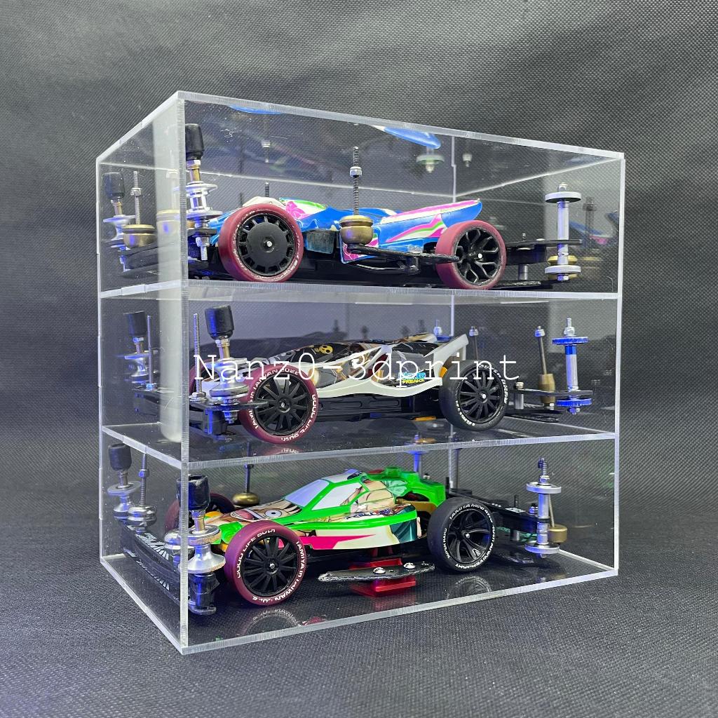 Tamiya Mini 4WD Acrylic Car Rack Display Container Display Accessories ...