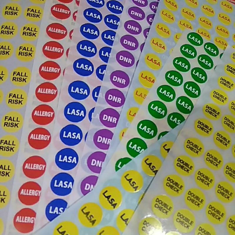 High Alert Sticker | Lasa Sticker Diameter 1cm Contents 260pcs Per Box ...