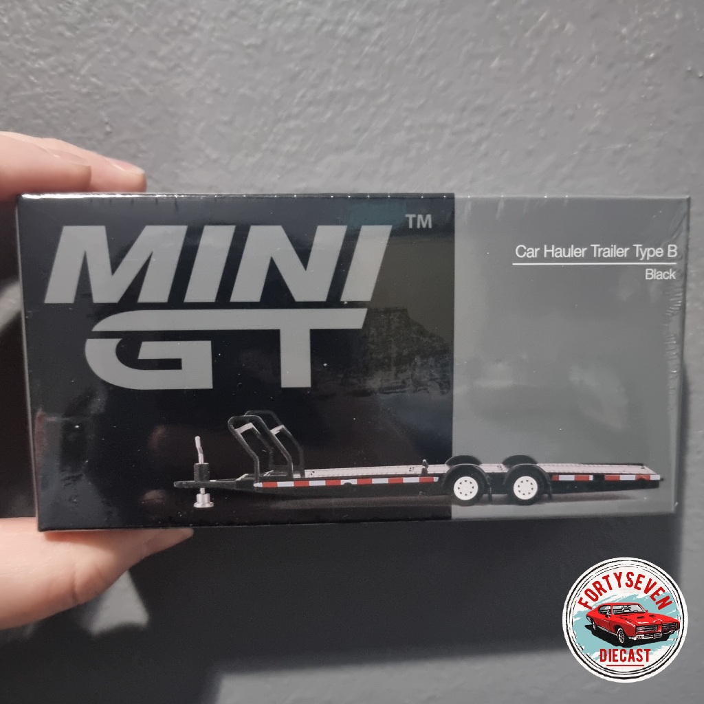 Mini GT mgt MiniGT AC19 ac 19 Car Hauler Trailer Type B Black Black ...