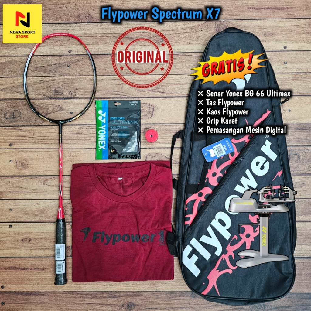 Flypower Spectrum X 7. Badminton Racket | Shopee Philippines