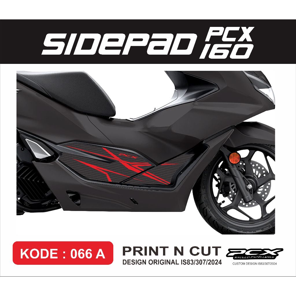 Sidepad DECKPAD Sticker TANKPAD PCX 160 2021-2024 | Shopee Philippines