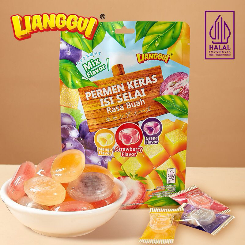 Halal - Lianggui Mix Flavor Hard Candy Filled with Jam | Shopee Philippines