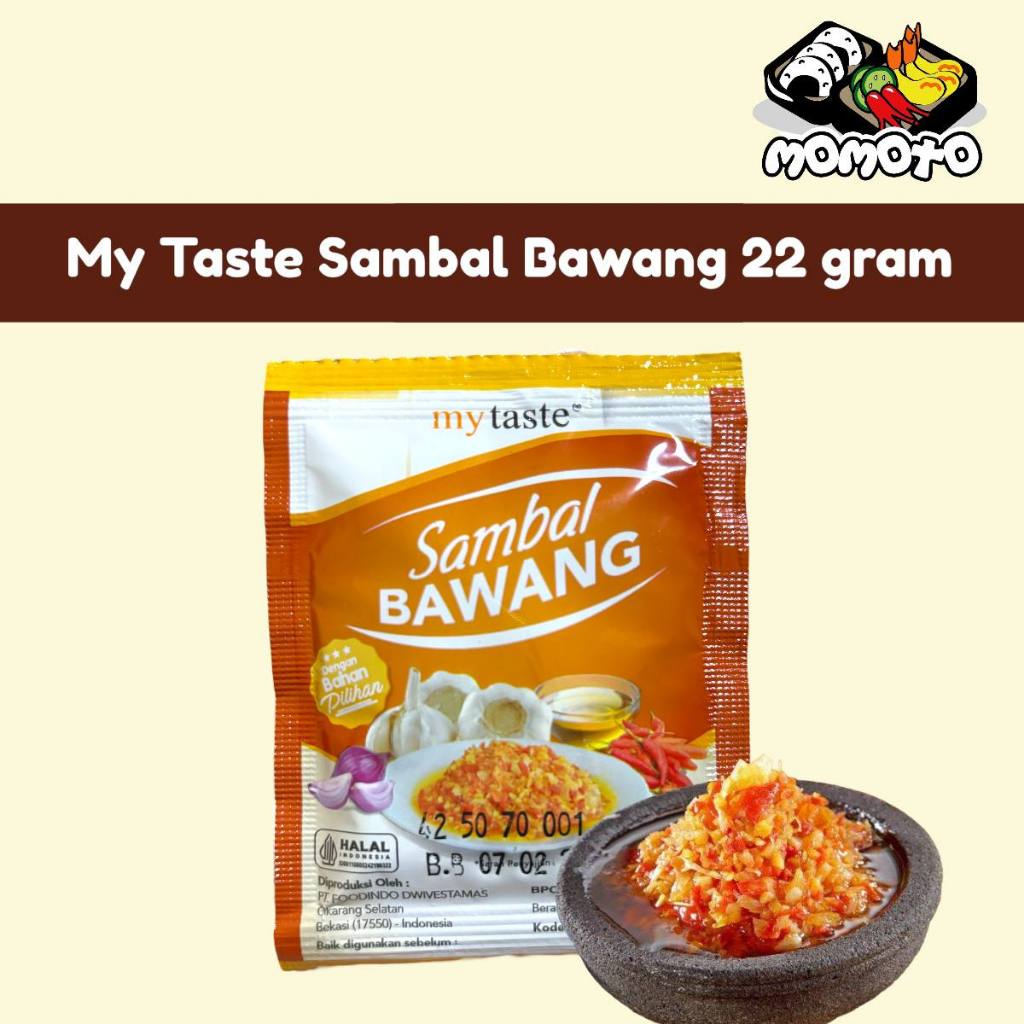 My Taste Onion Sambal Sachet 22 grams | Shopee Philippines