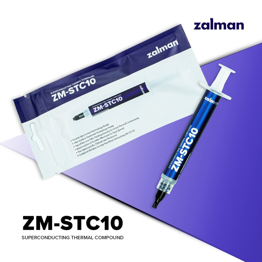 ZALMAN ZM-STC10 2G THERMAL COMPOUND THERMAL GREASE THERMAL PASTE PASTA PROCESSOR | Shopee ...