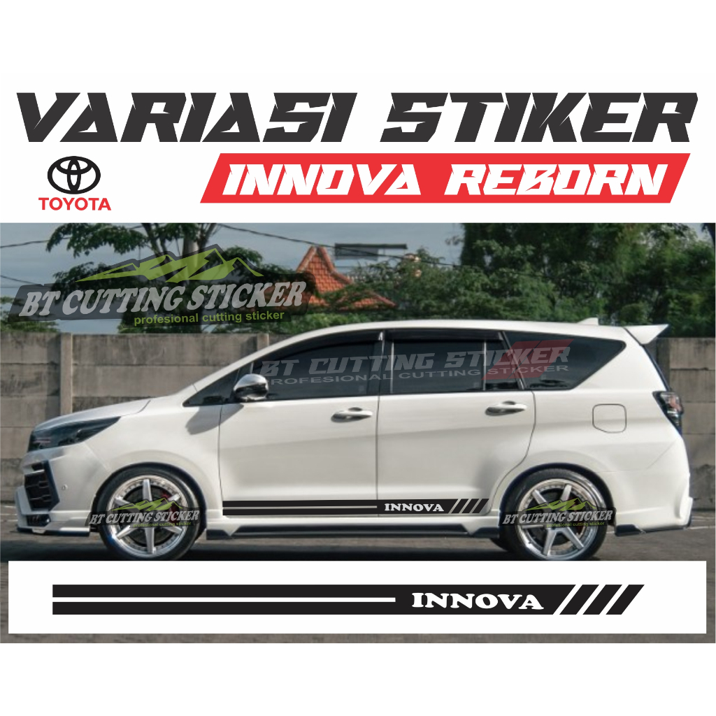 Inr2 Car sticker innova reborn Car sticker innova venturer Car sticker ...