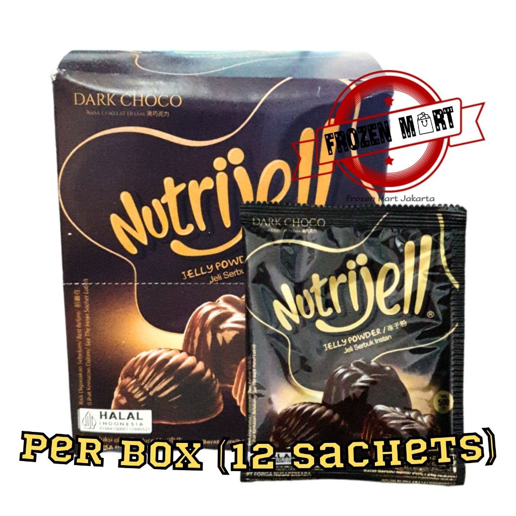 Nutrijell Dark Choco / Instant Agar Agar / Konnyaku Jelly Powder 30 Gr ...