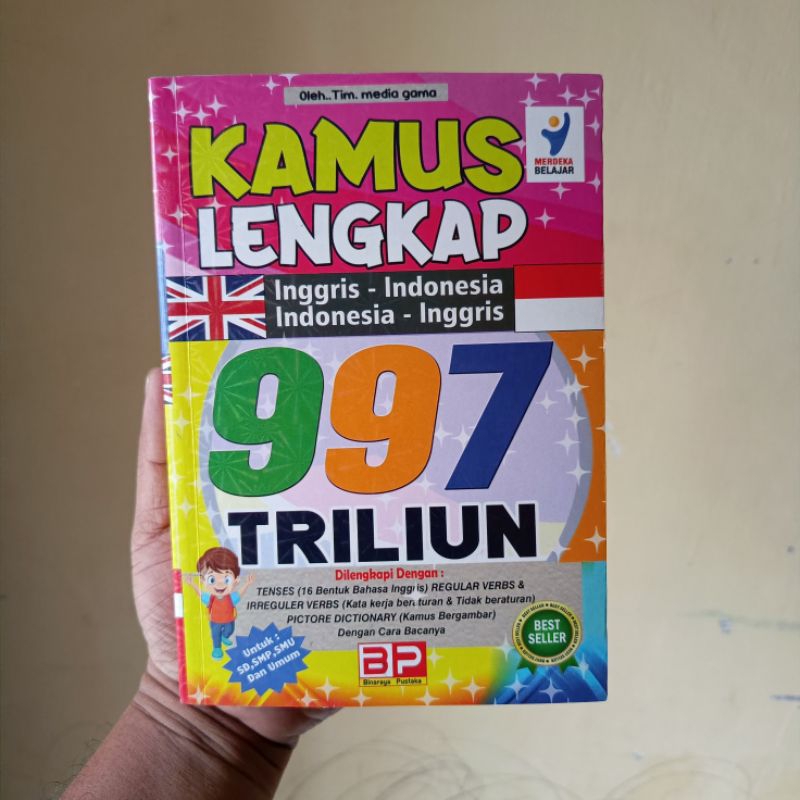 Bina Raya Complete Dictionary Trillion English Indonesia Indonesia ...