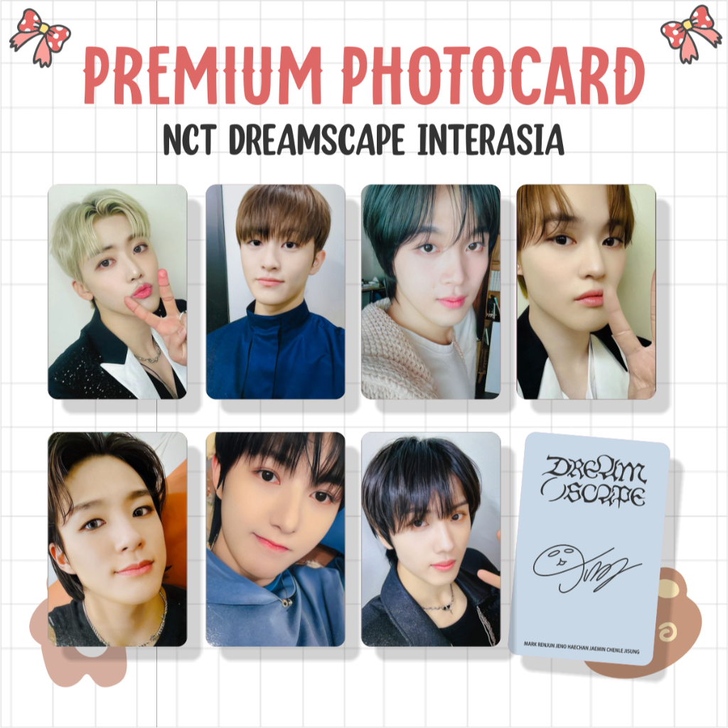 Premium PHOTOCARD PC NCT DREAM PILOT, DREAMZINE AND SMOOTHIE SELFIE ...