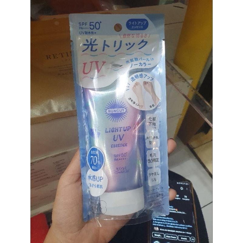 Kose suncut Tone up uv and light up uv Spf 50+ Pa+++ and clear Cream Wash | Shopee Philippines