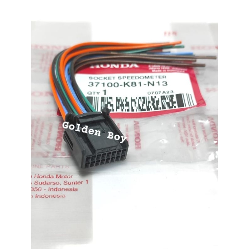 Speedometer socket speedometer socket pin 16 Honda Beat Fi esp Beat ...