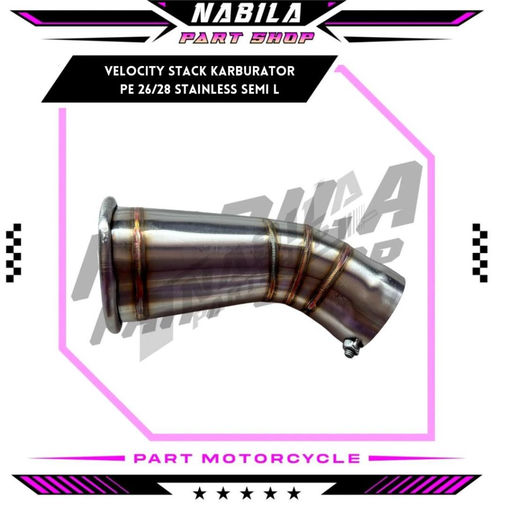 Velocity Stack Carburetor air Filter PE 26 28 PWK 28 Keihin 50mm ...