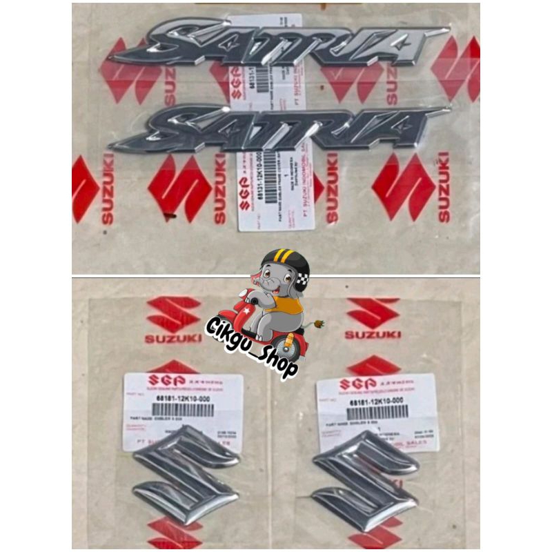 Full set Emblem Satria Fu FI Fu Injection Pnp Satria Fu Carburetor ...