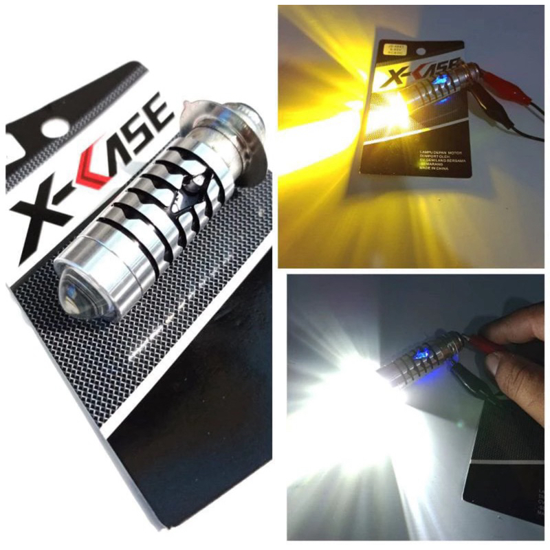 Hi LO PLUS Blue Twilight AC DC UNIVERSAL 2-sided LED LASER HEADLAMP X ...