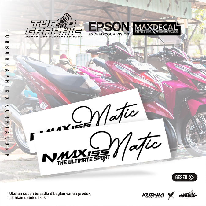 Nmax Matic Signature Cutting Viral Sticker 2025 - Code 10599 | Shopee ...