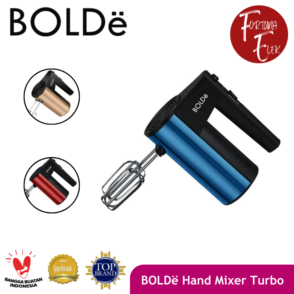 Bolde Super Mix Turbo Hand Mixer 5-speed Hand Dough Mixer BONUS 2 Sets ...