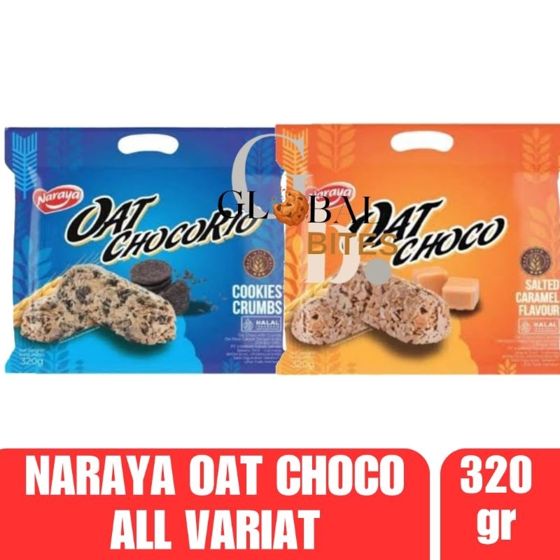 Naraya Oat ChocoRio Choco Chocolate Original Cookies Crumbs Salted ...