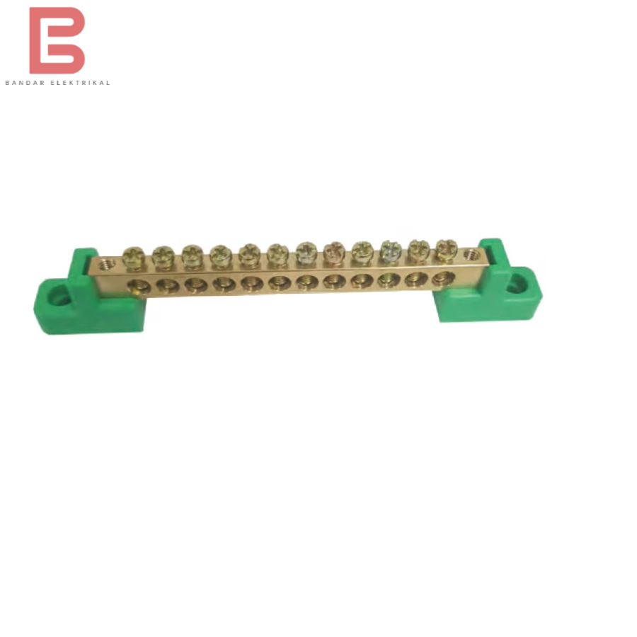Terminal Block Grounding 12 POLE M4 T001-0609/12 FORT Gronding Block ...