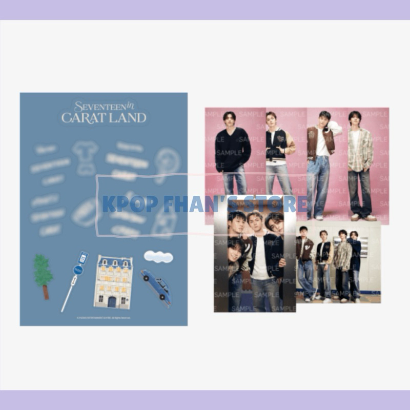 Seventeen Merch CARAT LAND 2024 Sticker Set | Shopee Philippines