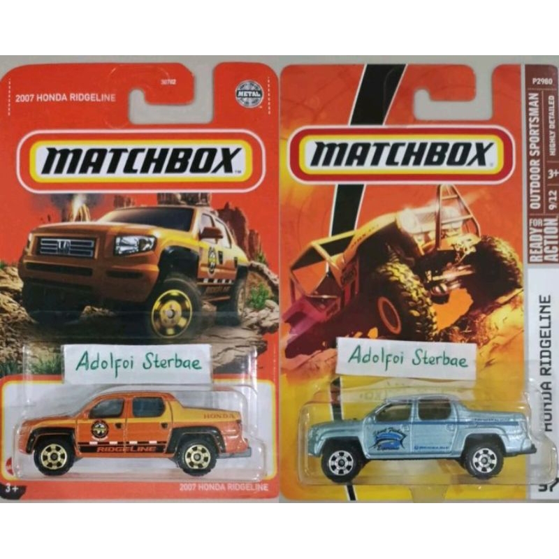 Matchbox 2007 honda ridgeline pickup pick up truck ready for action ...