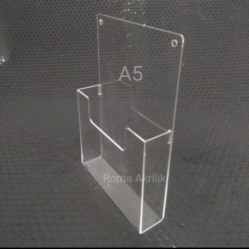 Hanging Brochure Box/Acrylic Brochure Box A5 Brochure Holder | Shopee ...