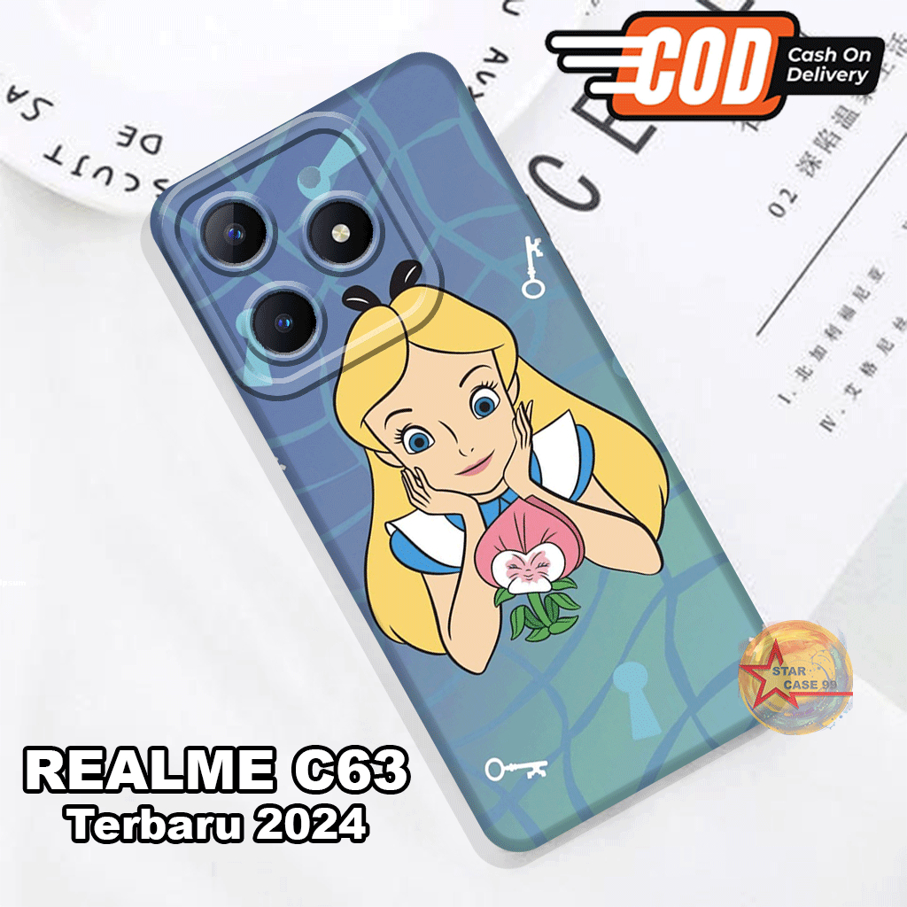 HP S4-case Realme C63 Latest 2024-Silicone Realme C63-flexible rubber ...