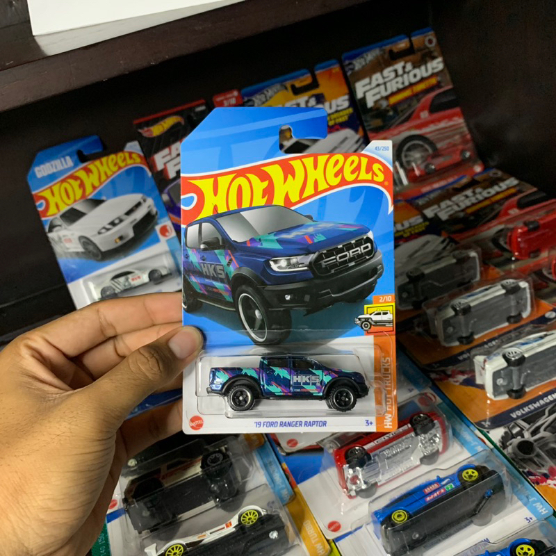 Hot Wheels Ford Ranger Raptor HKS (blue) 2024 | Shopee Philippines