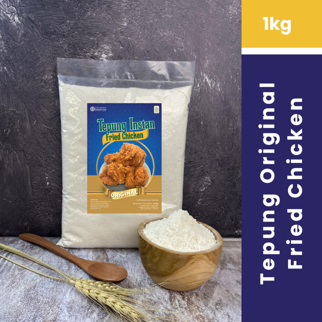 Original Crispy Fried Chicken Flour 1kg | Shopee Philippines