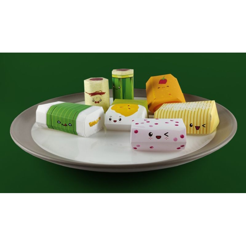 REPLIKA Diy papercraft Pattern Sheet 3rd Market Snack Replica (2SC-E123 ...