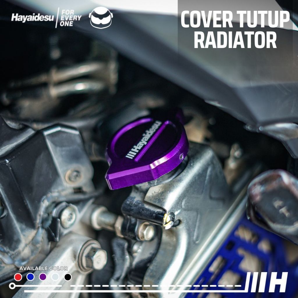 Hayaidesu RADIATOR Cap COVER CNC Anodize Model Blaze - MOTORCYCLE ...