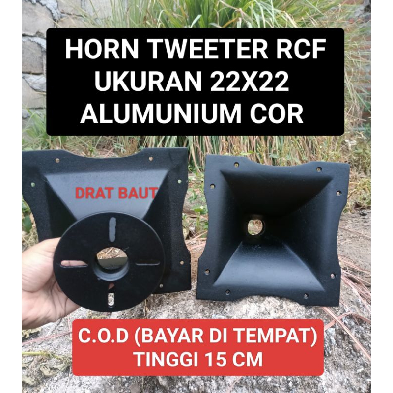 Tweeter Horn/tweezer Horn size 22X22 RCF cast aluminum multi thread ...