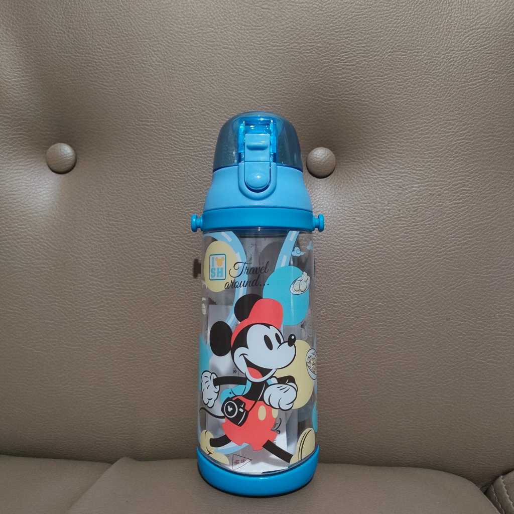 Ori Disney Mickey Mouse Blue Strap Drinking Water Bottle 570ml | Shopee ...