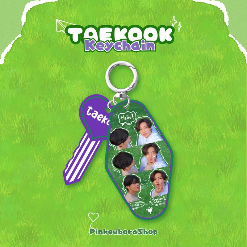 GANTUNGAN Taekook Keychain LGO Edition | Taekook Keychain | Shopee ...