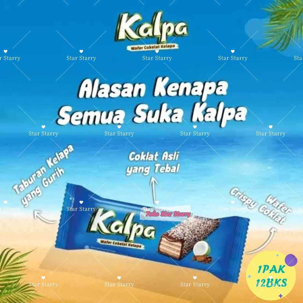 [PER Pack] KALPA WAFER Coconut Chocolate 22gram - (Price PER BOX)| 1 ...