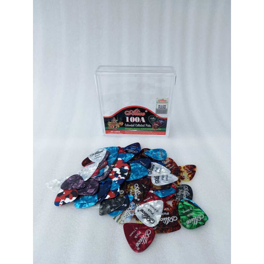 Pick Alice Shells 100A/Pik Electric Classic Acoustic Bass Guitar Klaber ...