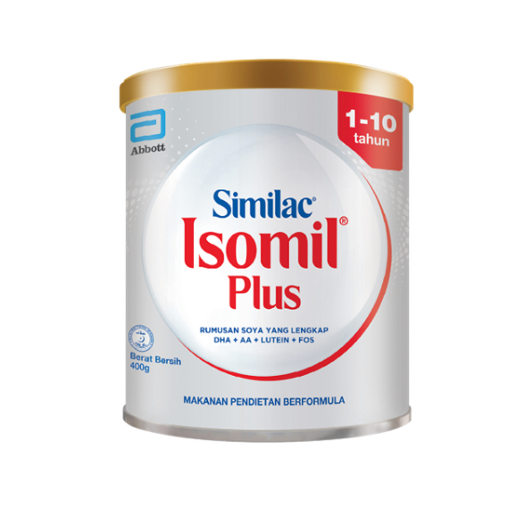 Isomil Plus 400g Tin for 1 to 10 y/o (Soy Formula for Milk Protein ...