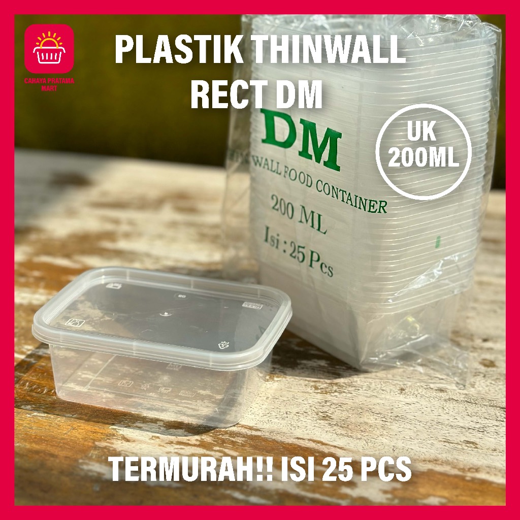 Thinwall RECTANGLE / Plastic lunch BOX MICA Thinwall BOX CONTAINER ...