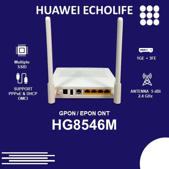 Huawei Echolife HG8546M ONT XPON - New | Shopee Philippines