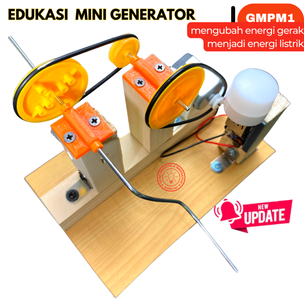 MINI GENERATOR / PHYSICS PERIOD / ELECTRIC EDUCATION / TOOL TO CHANGE ...