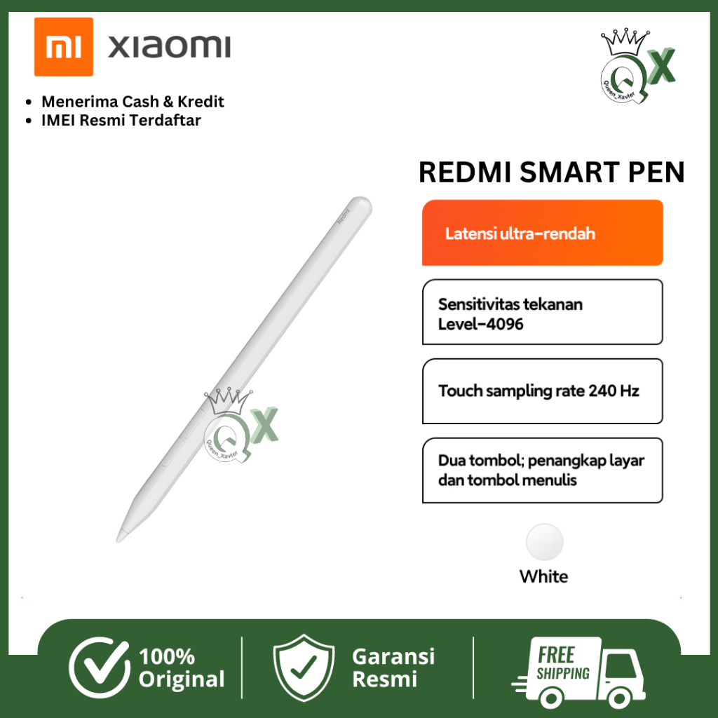 Xiaomi Redmi Smart Pen | Compatible Model | Touch sample rate 240 Hz ...