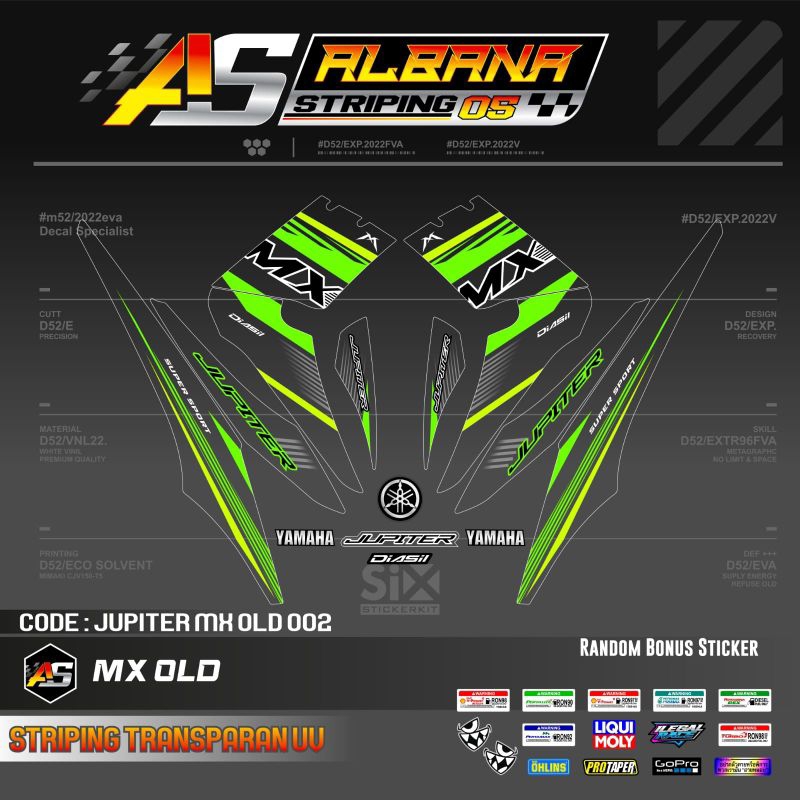 Yamaha JUPITER MX135 OLD TRANSPRAN/TRAPPING TRANSPARENT JUPITER MX 135 ...