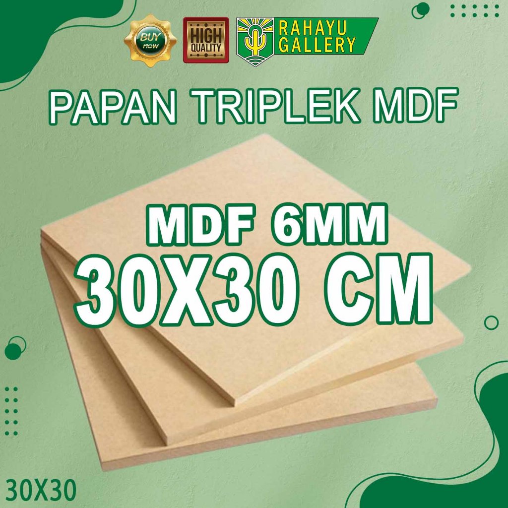 Mdf Plywood/MDF Board Cut Size 30x30cm 6mm | Shopee Philippines