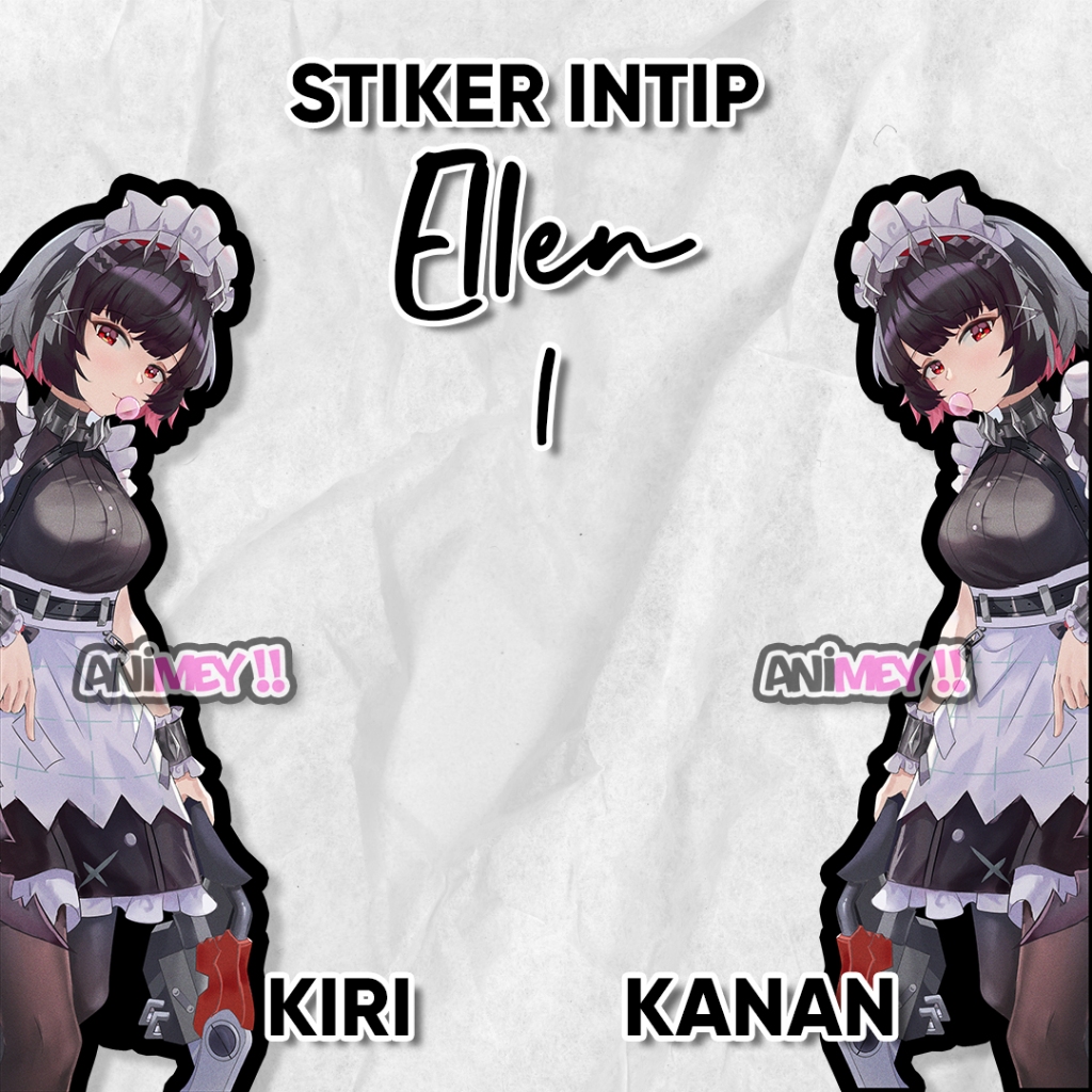 Ellen Joe Zenless Zone Zero Side Peek Sticker/Waterproof Sticker ...