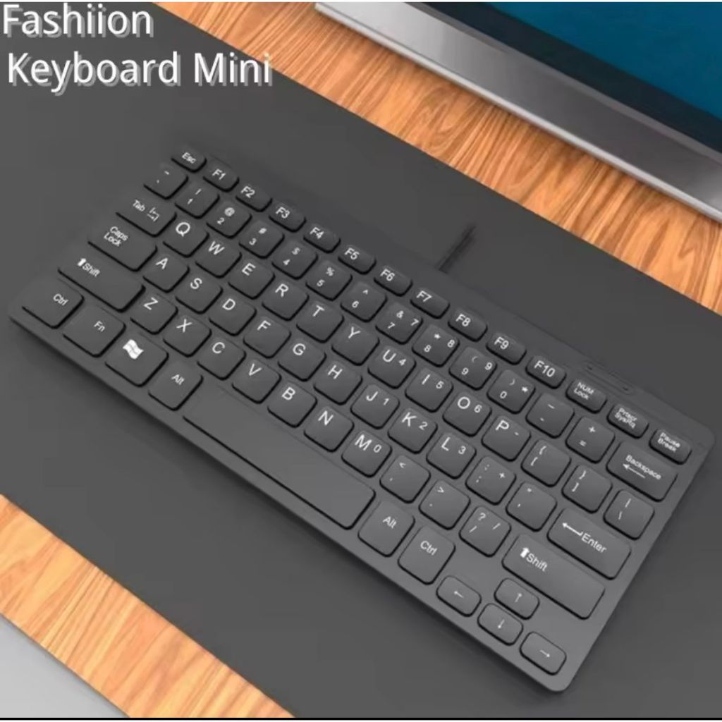 K1000 Mini USB Wired Keyboard Quinton 78Key Black / White | Shopee ...