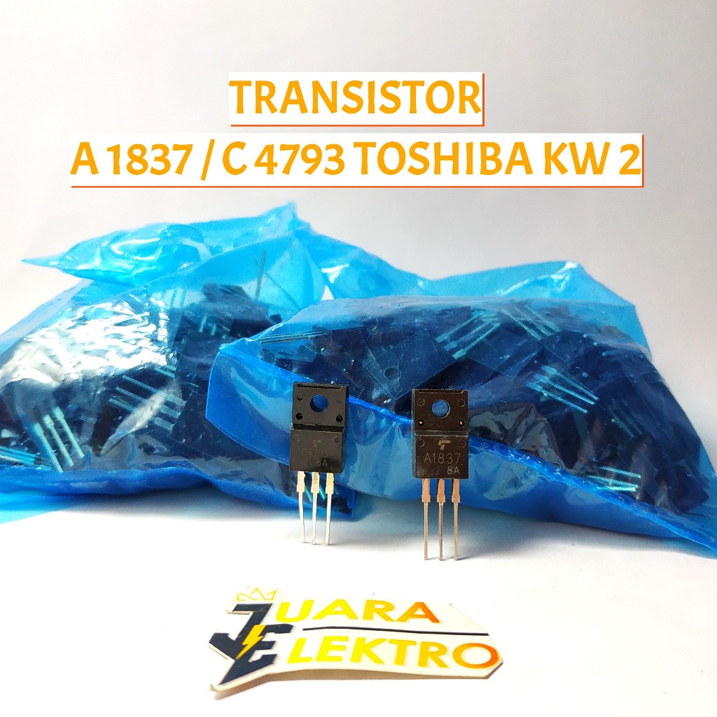 (TR) Transistor A 1837 / C 4793 TOSHIBA (1 SET) | Transistor A1837 ...