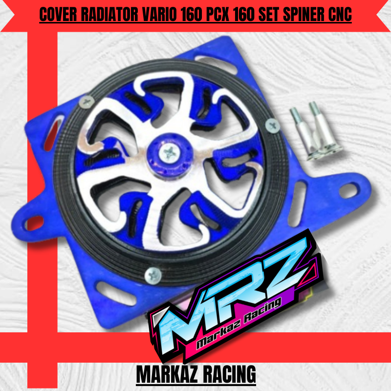 Radiator Cover Set Spinner Spinner CNC Robot Motif Honda Vario 160 ...