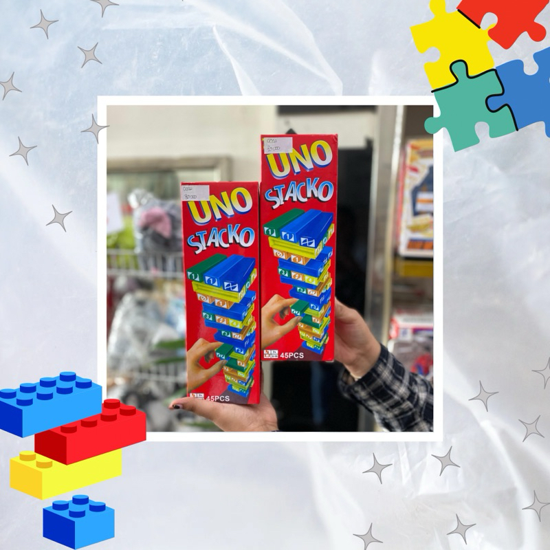 Uno STACKO Stacking Blocks 0002 | Shopee Philippines