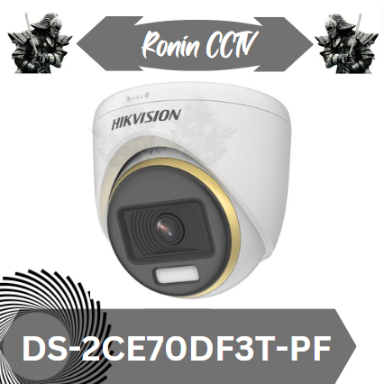 Analog Camera Indoor Colorvu 2MP HIKVISION DS-2CE70DF3T-PF CCTV 1080P ...