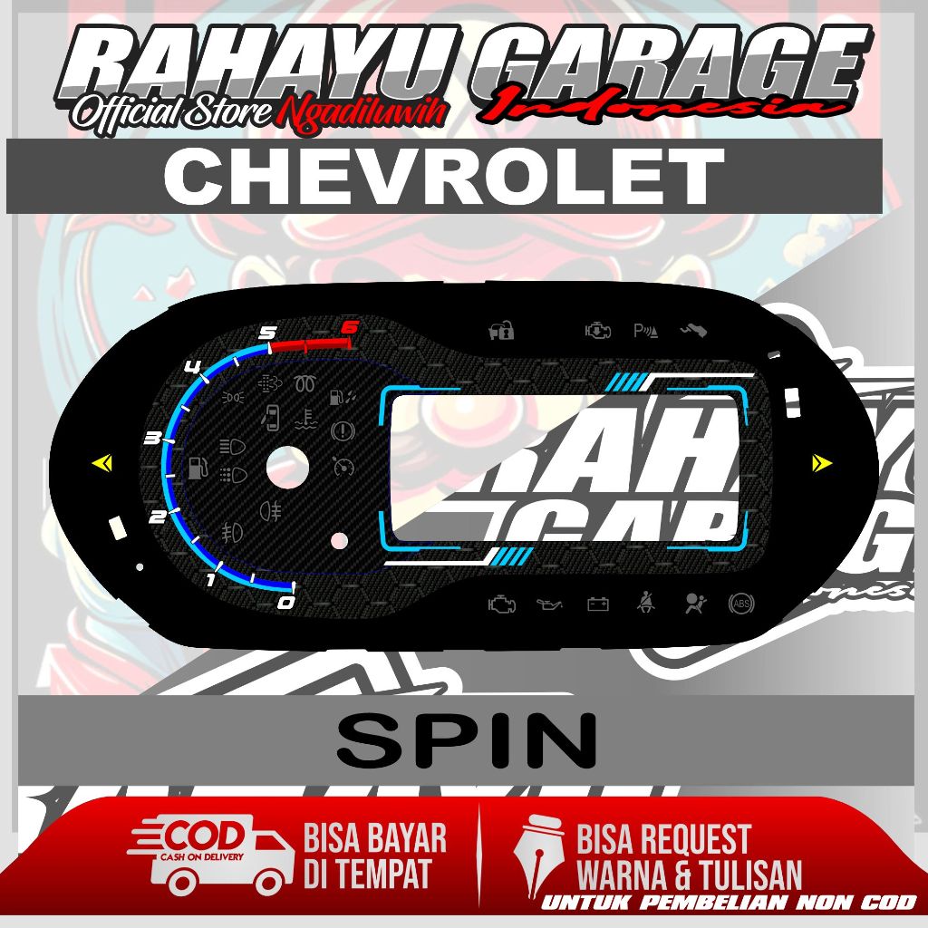 Custom CHEVROLET SPIN SPEEDOMETER BOARD | Shopee Philippines