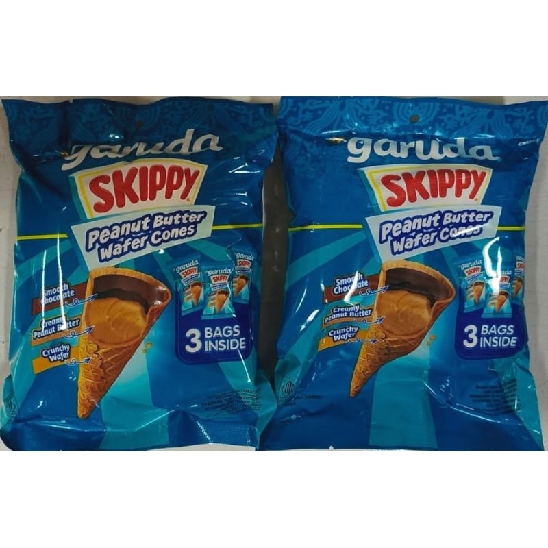 Garuda Skippy Wafer Cones Peanut Butter 45G | Shopee Philippines